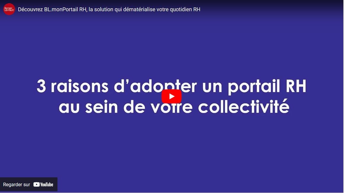 Portail RH pour les collectivités de plus de 75 agents