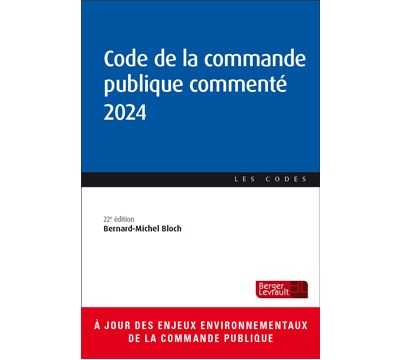 Communiqué « Code de la commande publique 2024 » | Berger-Levrault